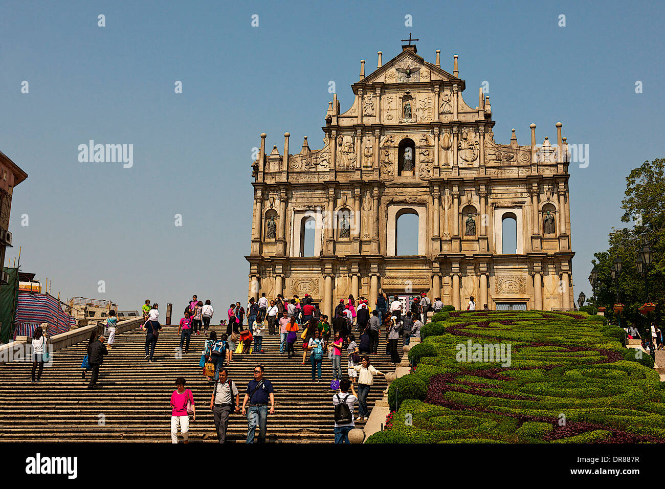Ruins of St. Paul's Cathedral, Macau, China Stock Photo - Alamy