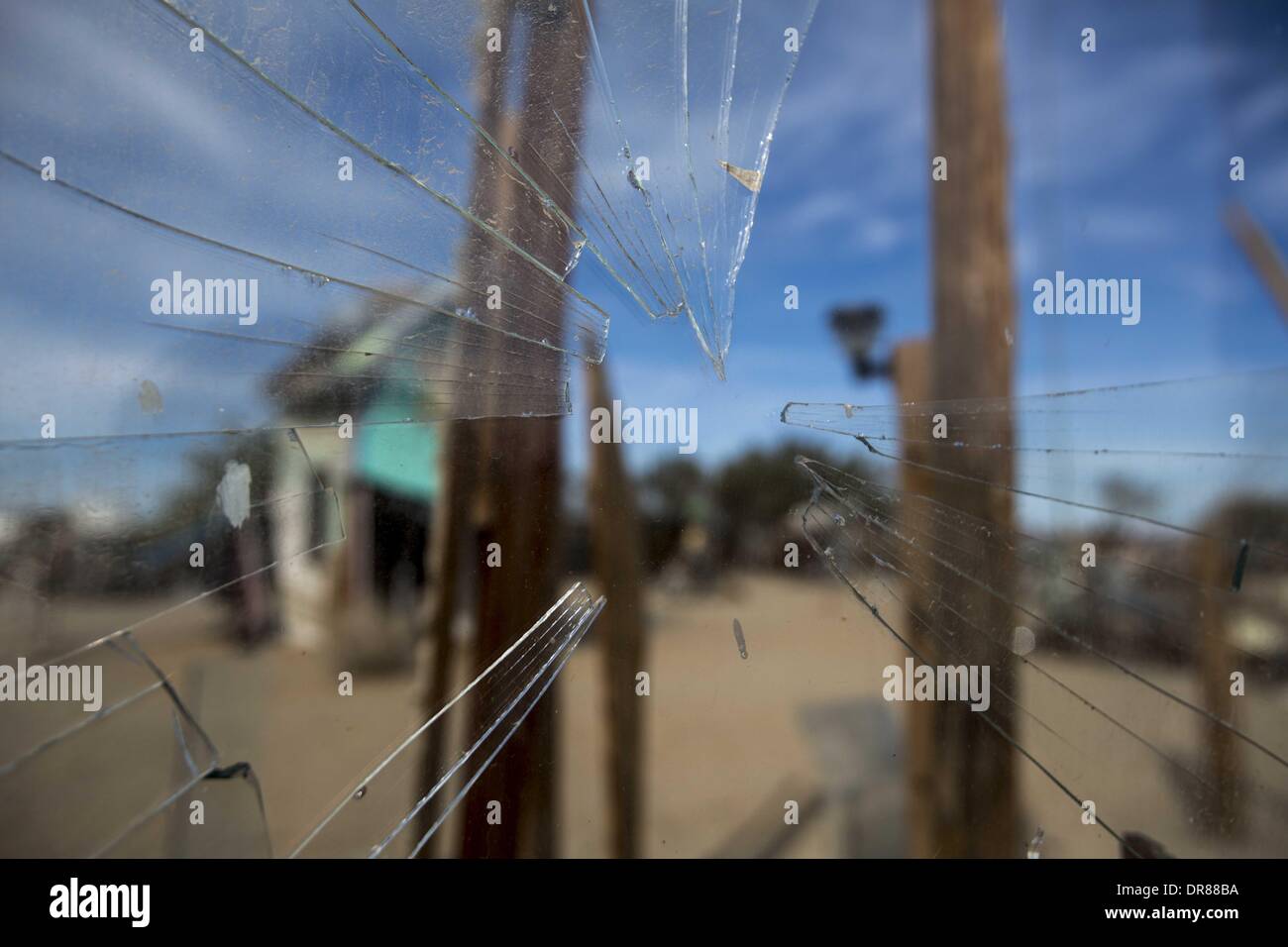 Jan. 4, 2014 - Palm Springs, California, U.S - Slab City or The Slabs ...