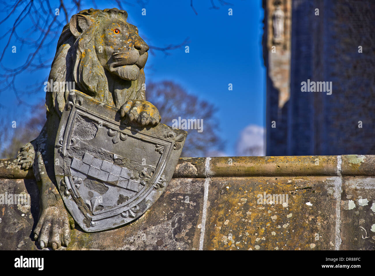 Cardiff Castle The Animal Wall was designed by William Burges in 1866 ...