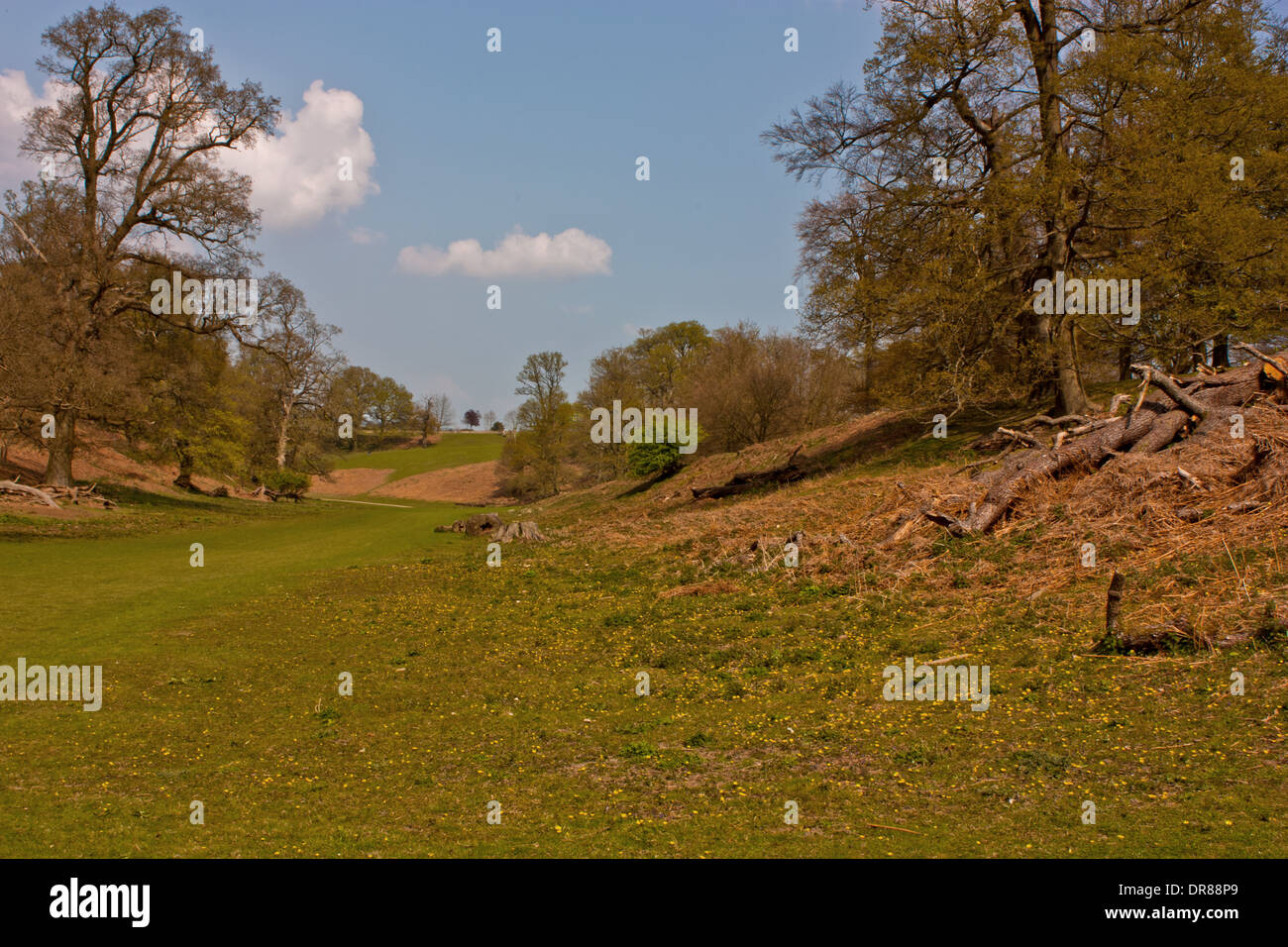 Landscape image showing a peaceful countryside scene Stock Photo - Alamy