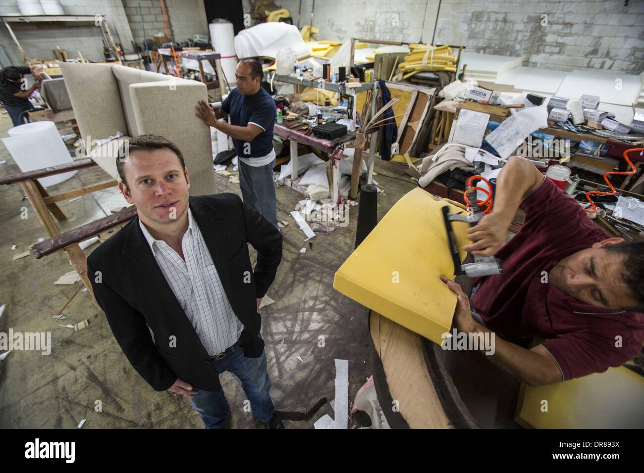Los Angeles, California, USA. 7th Jan, 2014. Adam Acheson, founder of ...