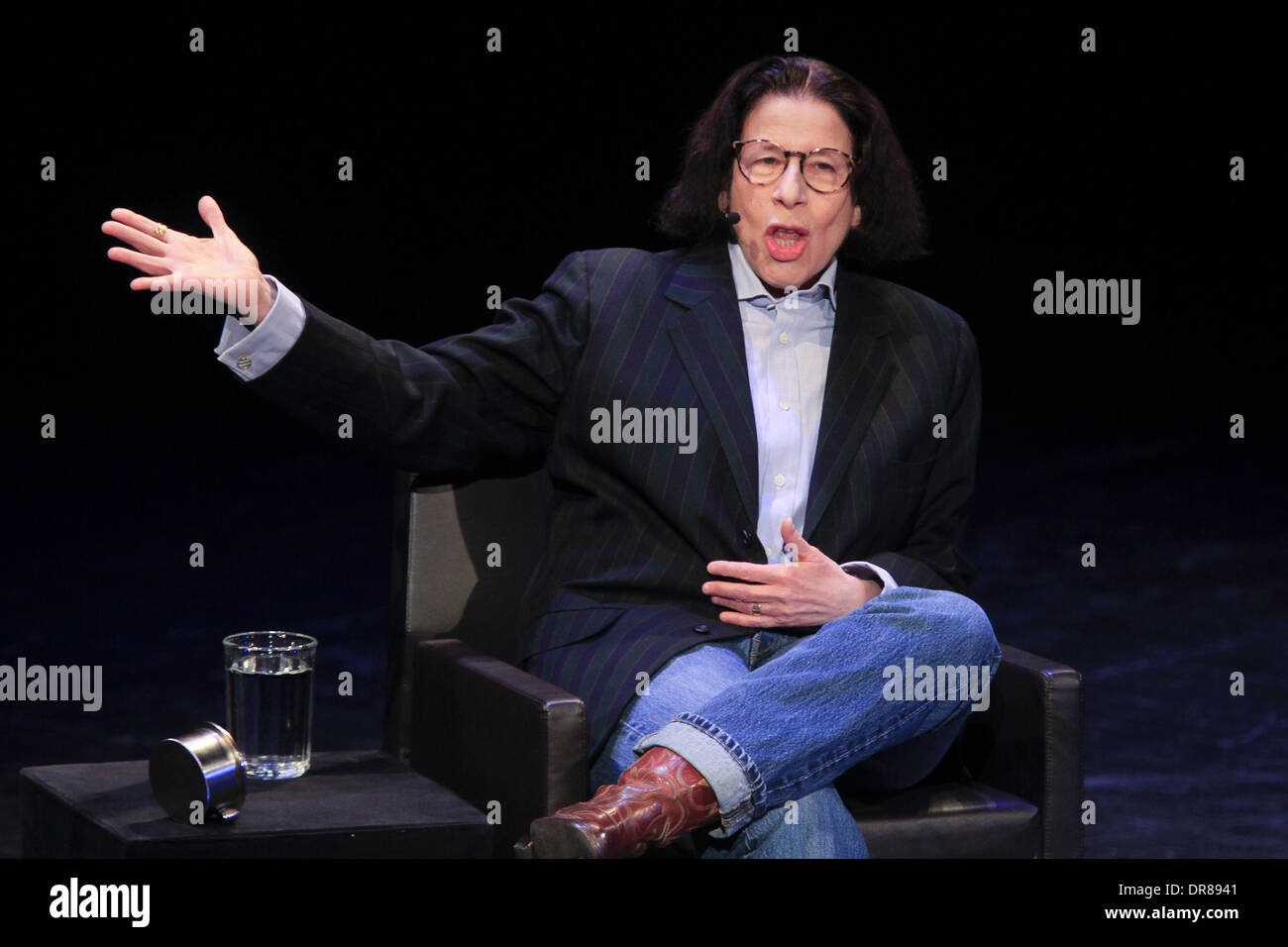 Brooklyn, New York, USA. 19th Jan, 2014. Fran Lebowitz in conversation ...