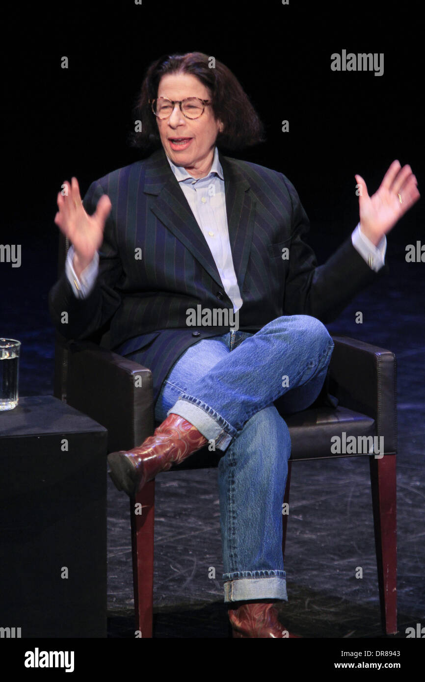 Brooklyn, New York, USA. 19th Jan, 2014. Fran Lebowitz in conversation ...