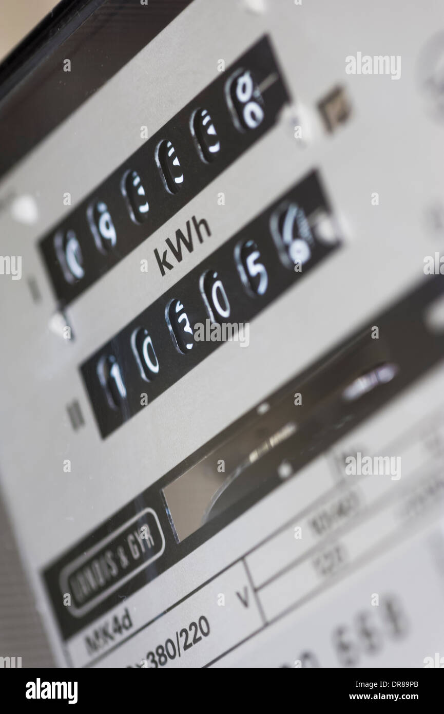 Household electricity meter hi-res stock photography and images - Alamy