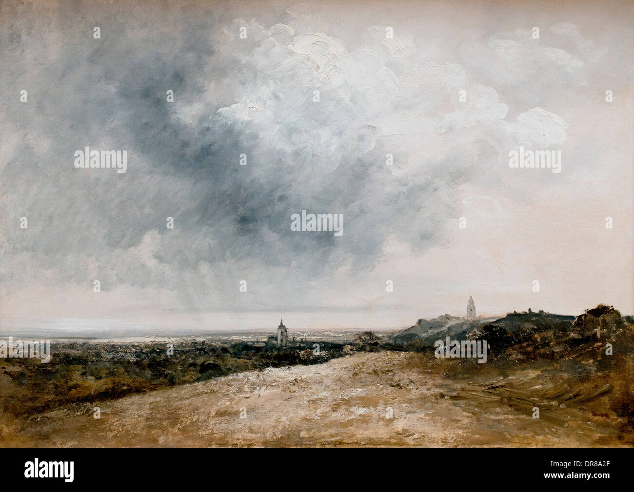 Paul Huet 1803-1869 Effect of the evening landscape. 1830 The romantic ...