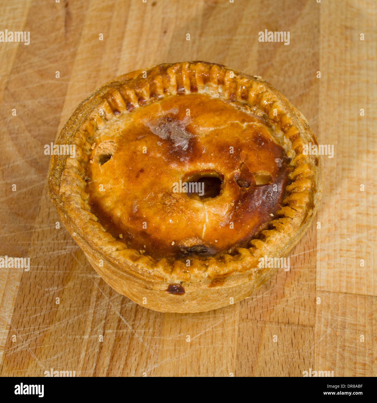 single small Pork pie Stock Photo - Alamy
