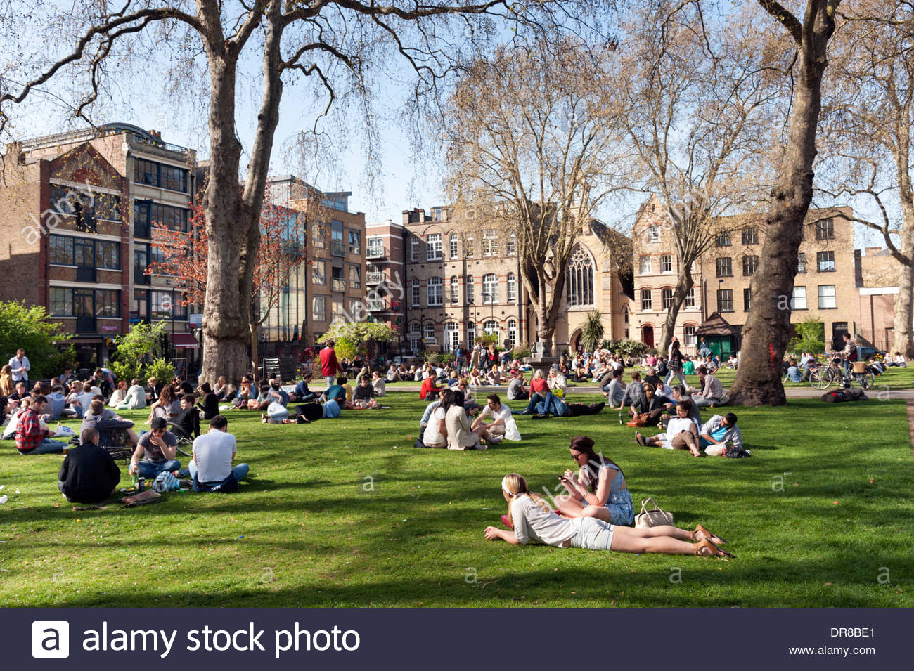 Hoxton Square, Shoreditch, London, England, UK Stock Photo: 65952825 ...