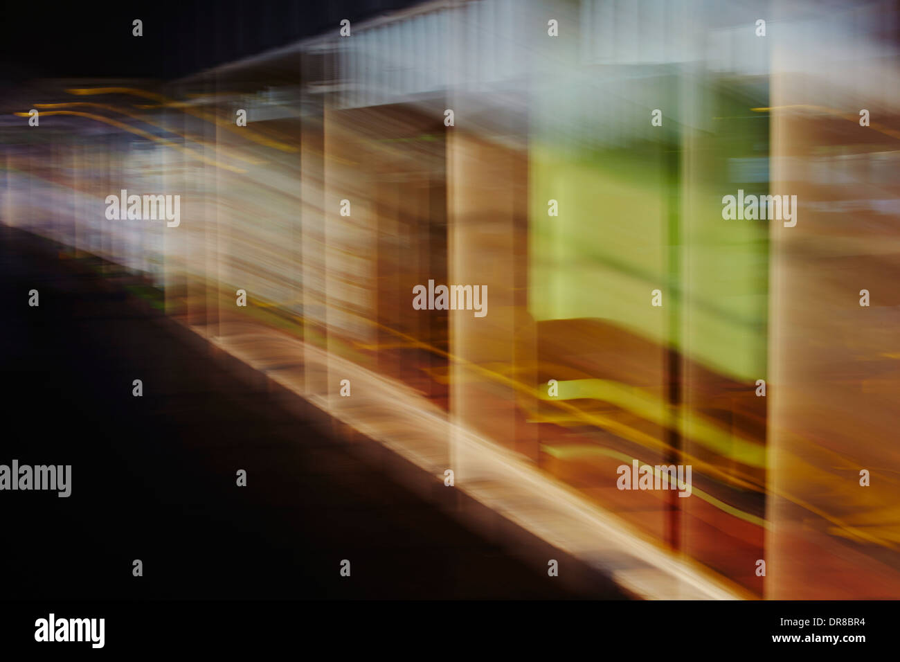 Abstract in Preston Bus station Stock Photo - Alamy