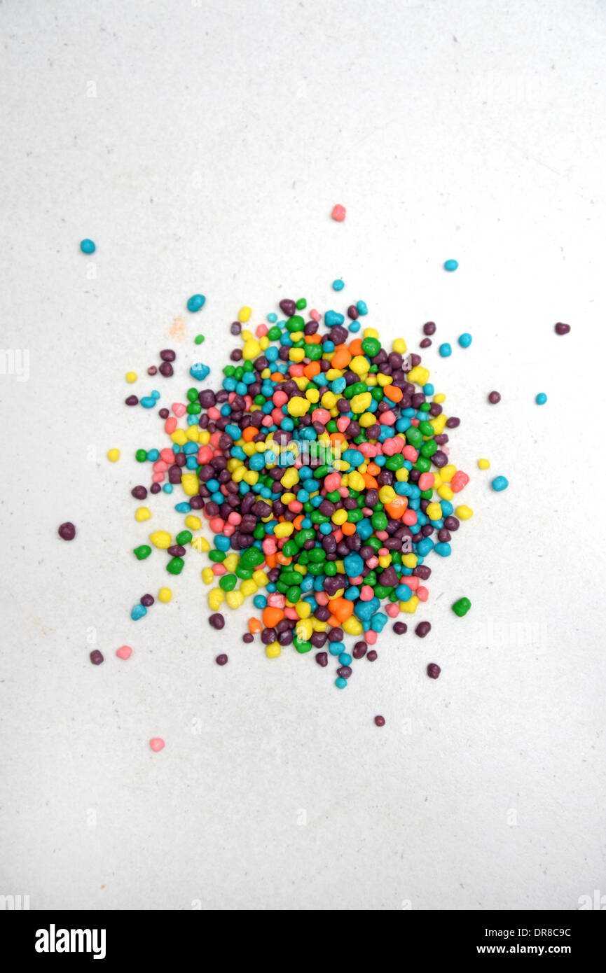 Food decorating sprinkles isolated on a kitchen bench Stock Photo - Alamy