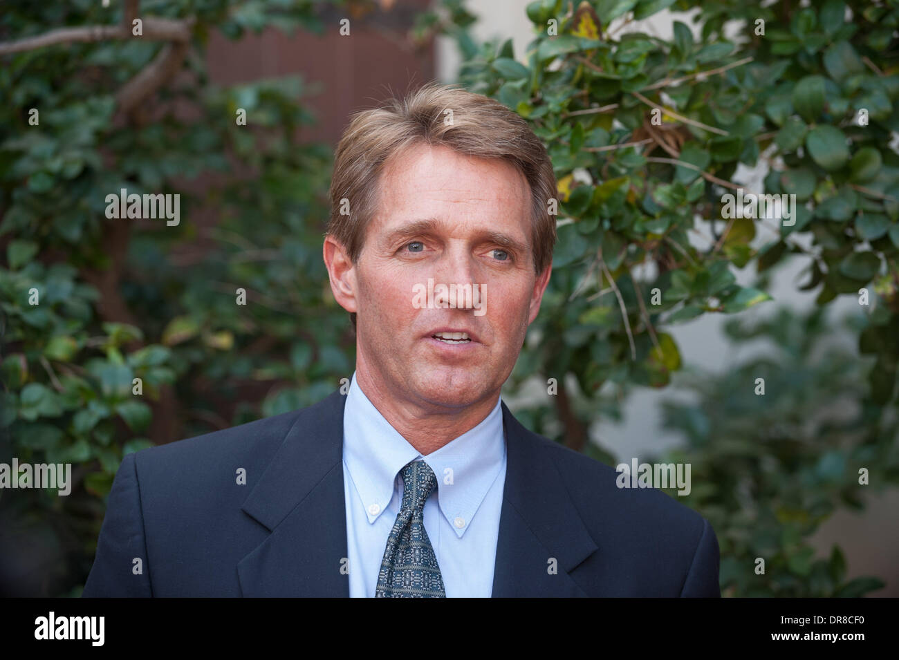 Tucson, Arizona, USA. 21st Jan, 2014. Sen. JEFF FLAKE (R-Ariz.) spoke ...