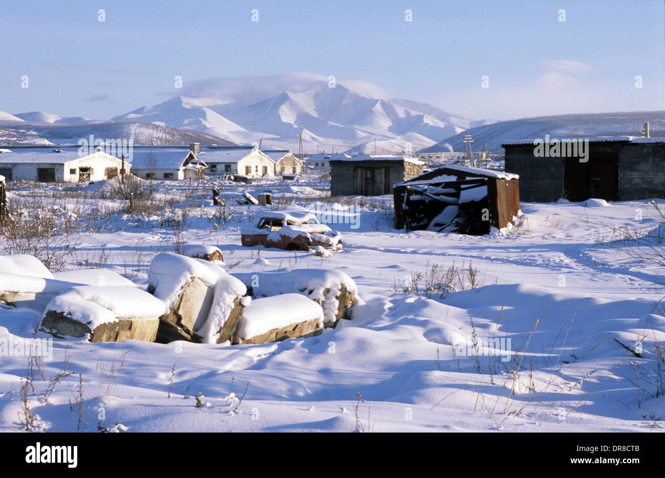 Winter in Susuman, Northeastern Siberia Stock Photo - Alamy