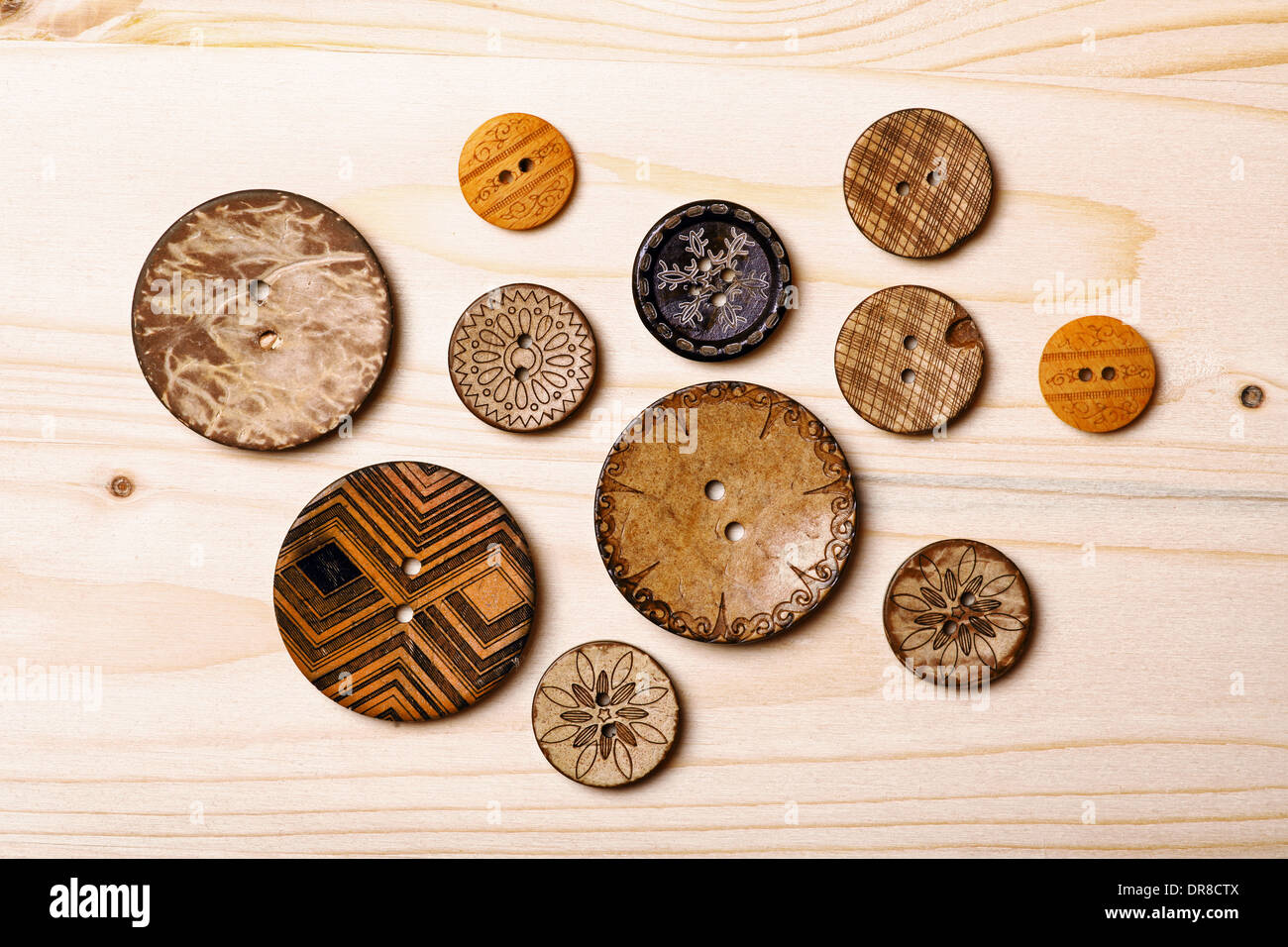 Button wood tree hi-res stock photography and images - Alamy