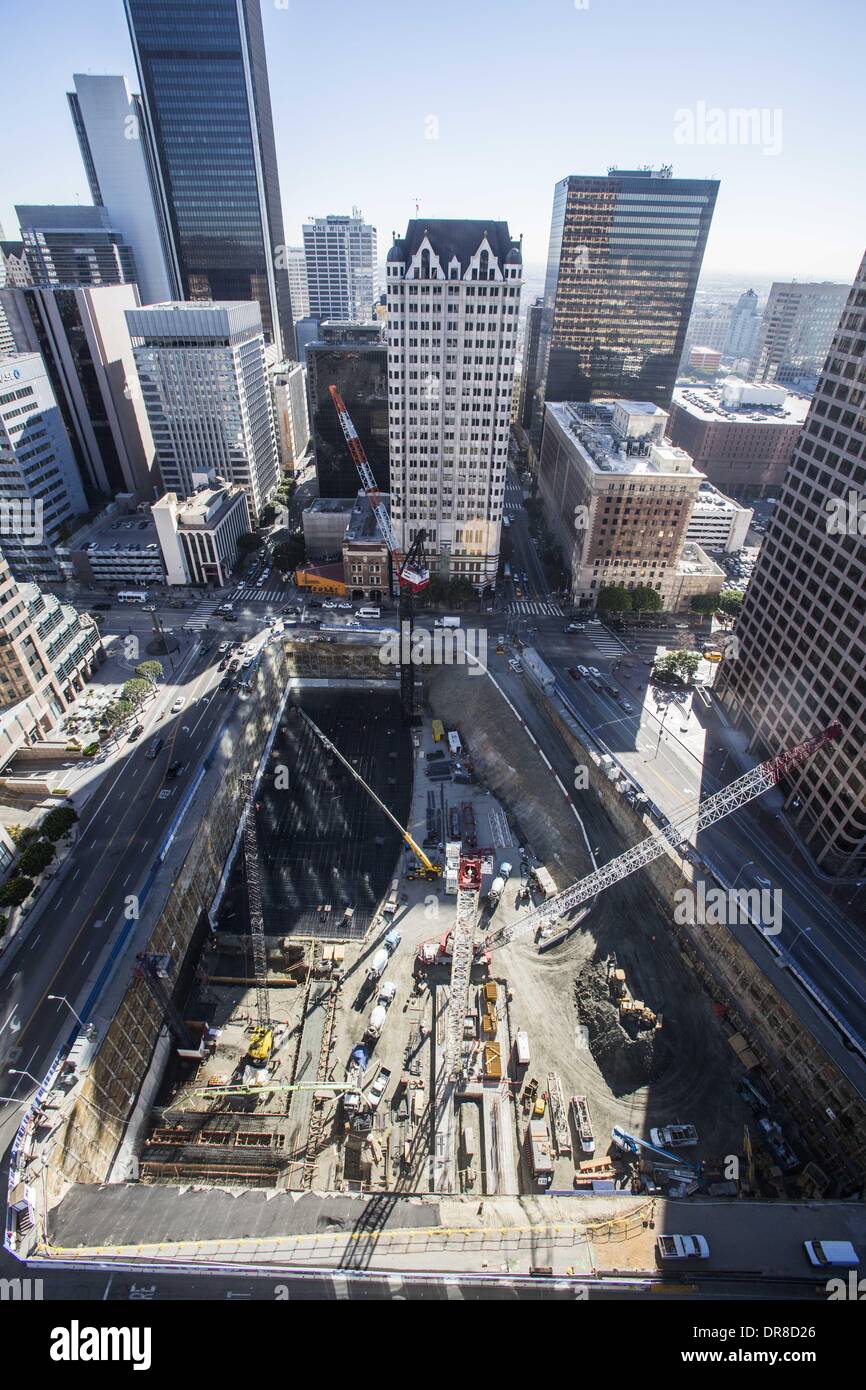 Los Angeles, California, USA. 15th Jan, 2014. The Wilshire Grand ...