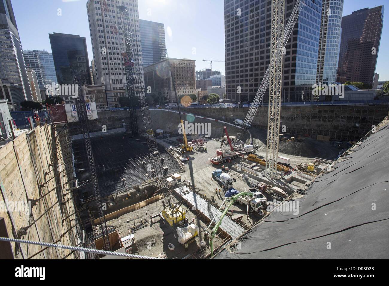 Los Angeles, California, USA. 15th Jan, 2014. The Wilshire Grand ...