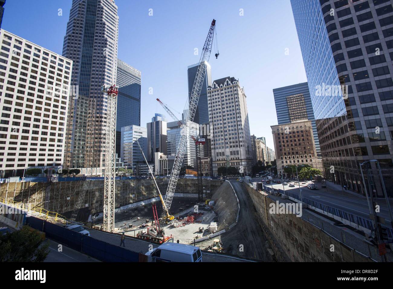 Los Angeles, California, USA. 15th Jan, 2014. The Wilshire Grand ...