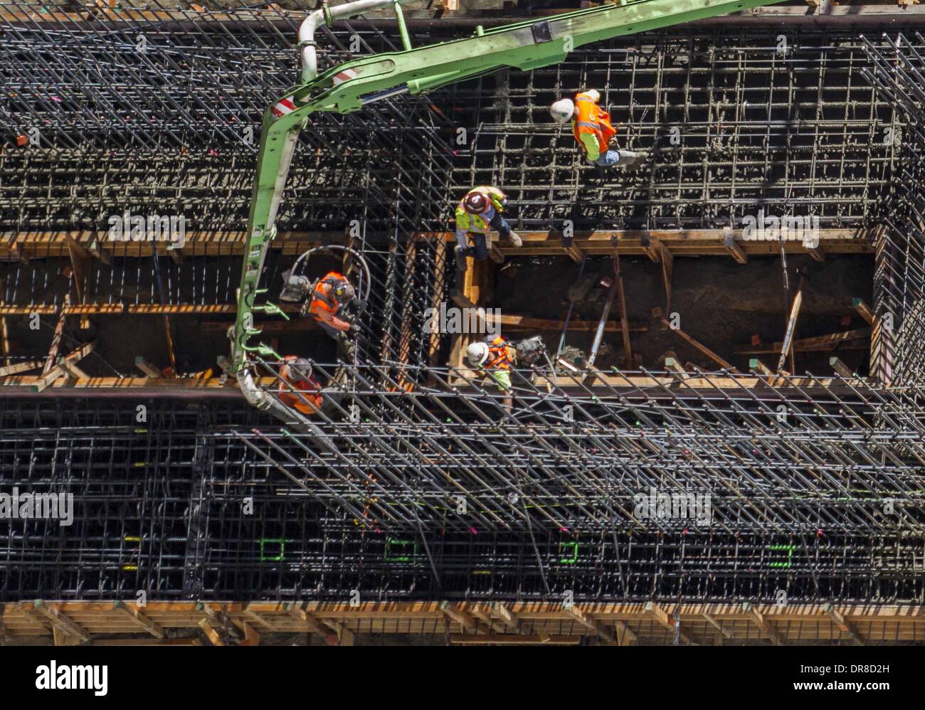 Los Angeles, California, USA. 15th Jan, 2014. The Wilshire Grand ...