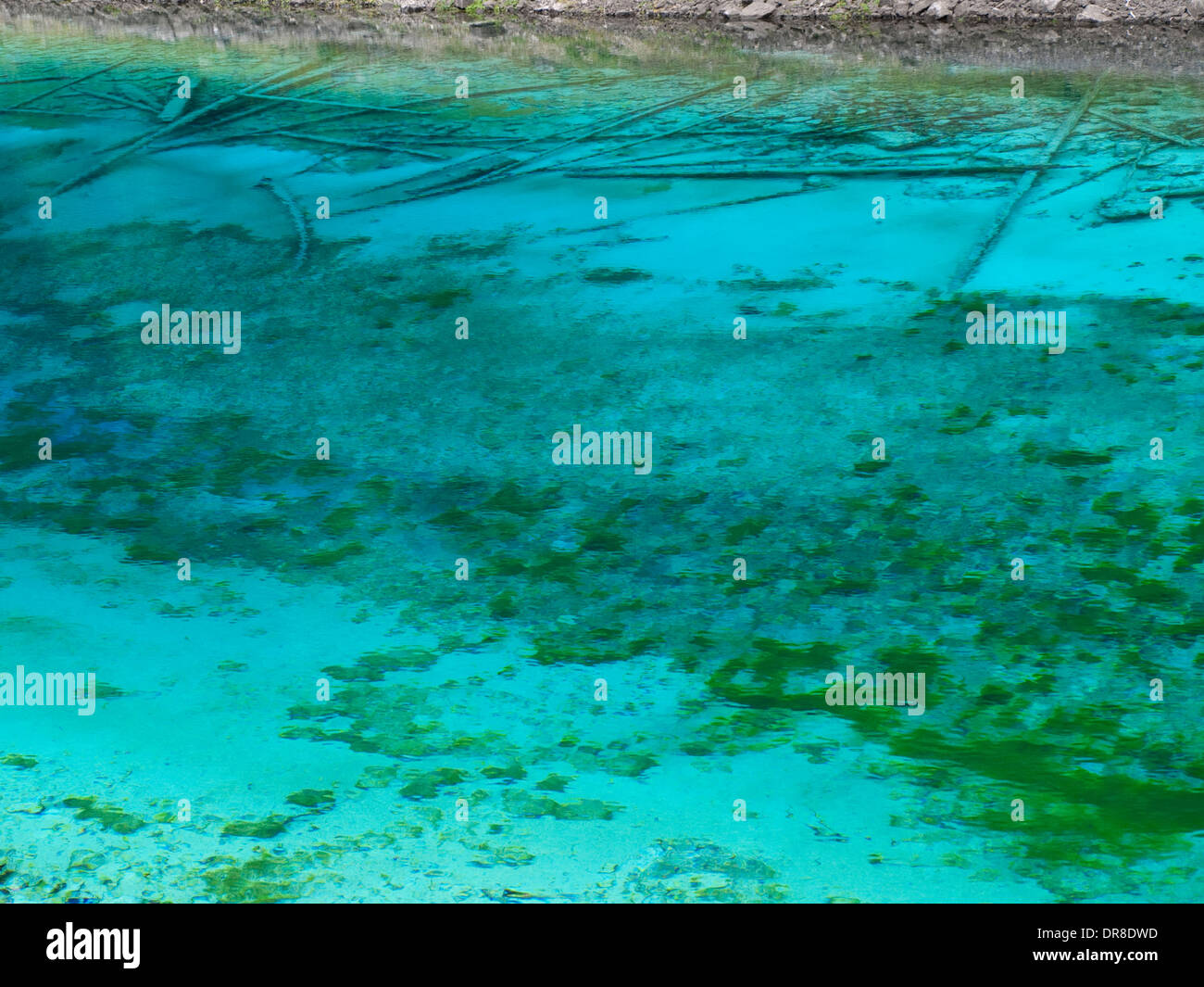 Five Color Pond in Jiuzhaigou, China Stock Photo - Alamy