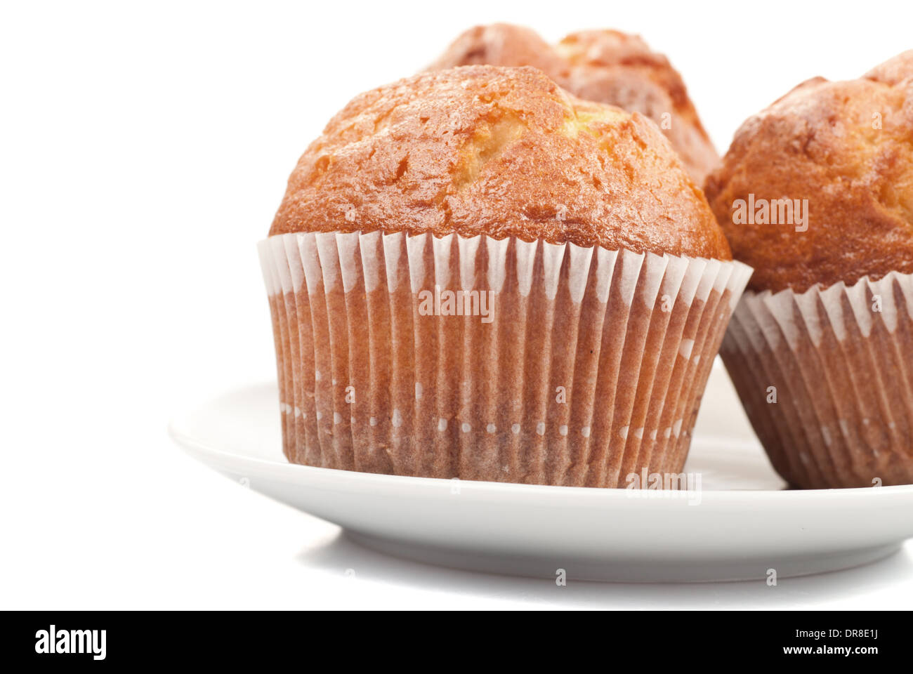 fresh muffins isolated on white background Stock Photo - Alamy