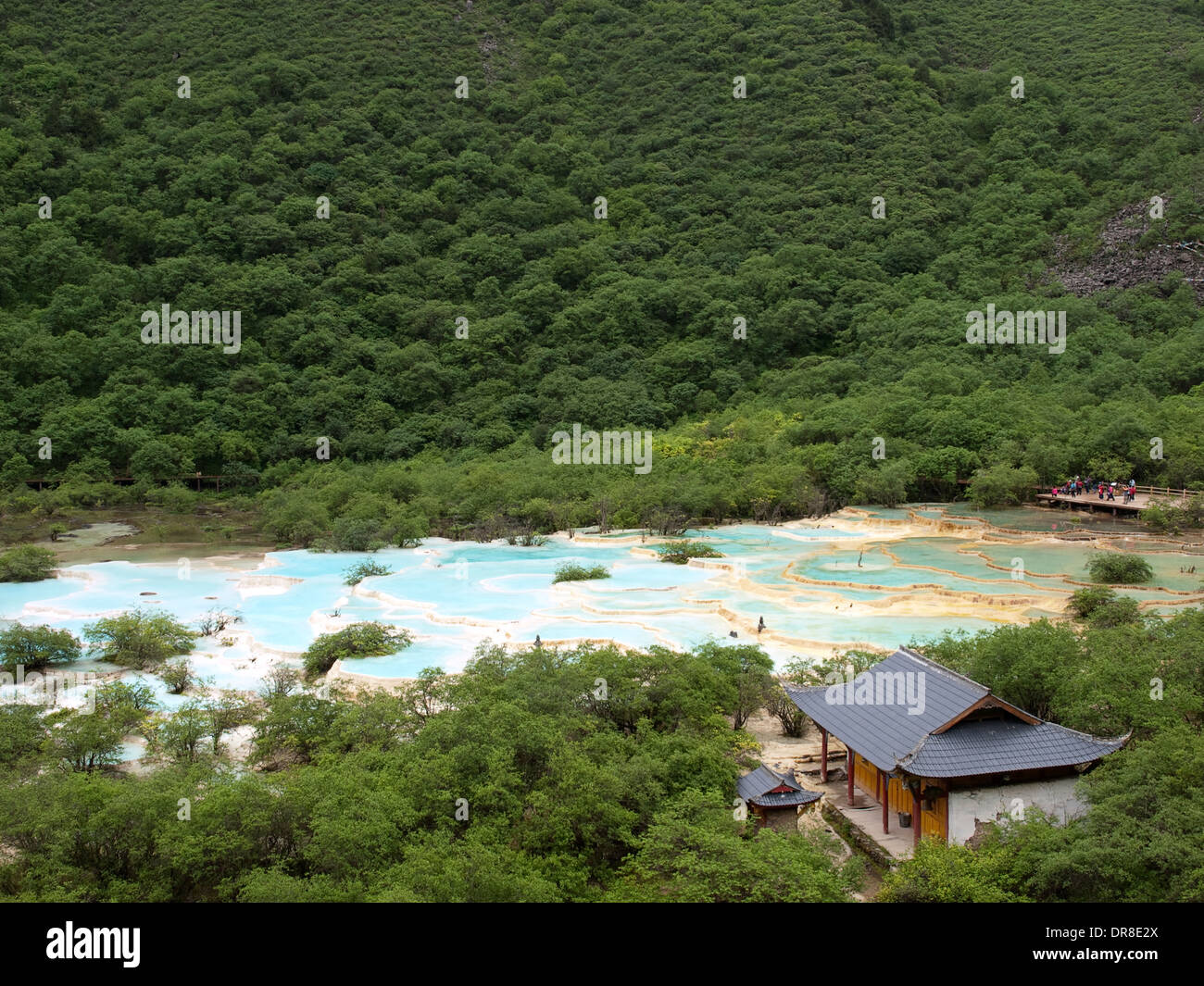 Five Color Pond in Huanglong, China Stock Photo - Alamy
