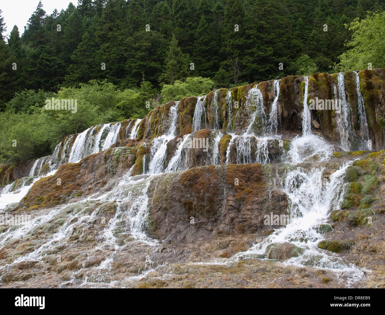 Marvelous Flying Waterfall in Huanglong, China Stock Photo - Alamy
