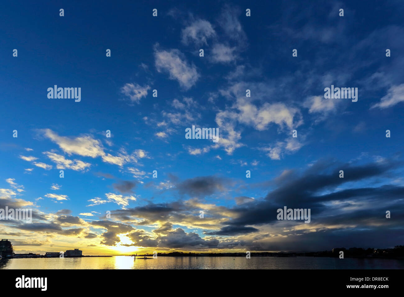 Harbor at Sunset, Victoria, BC Stock Photo - Alamy