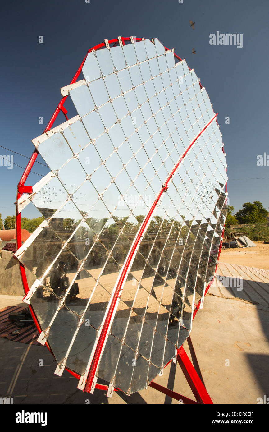 Solar cookers at the Barefoot College in Tilonia, Rajasthan, India ...