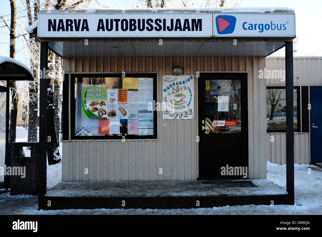 Narva Bus Station Stock Photo - Alamy