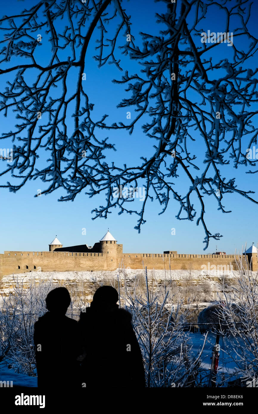 Ivangorod castle hi-res stock photography and images - Alamy