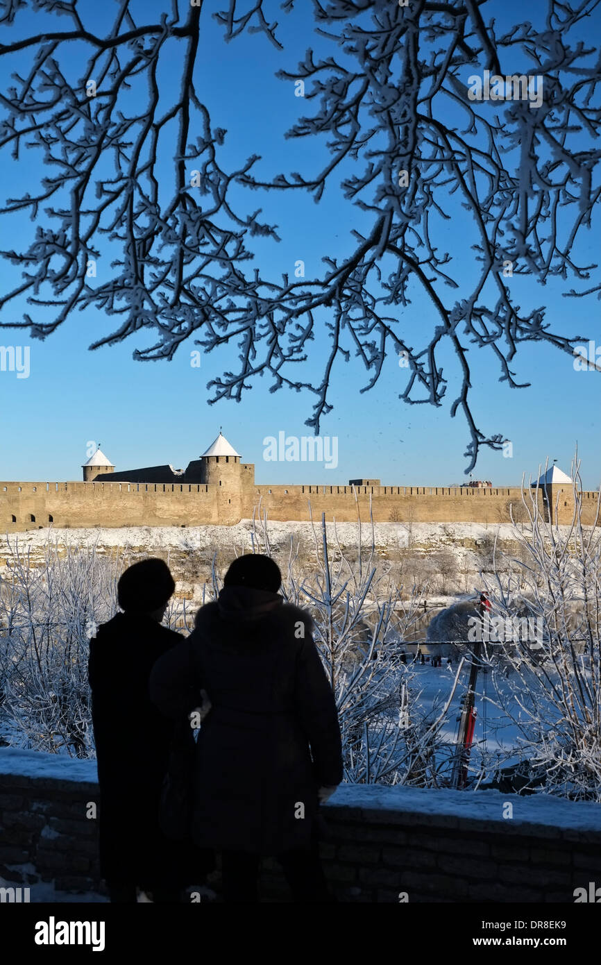 Ivangorod castle hi-res stock photography and images - Alamy