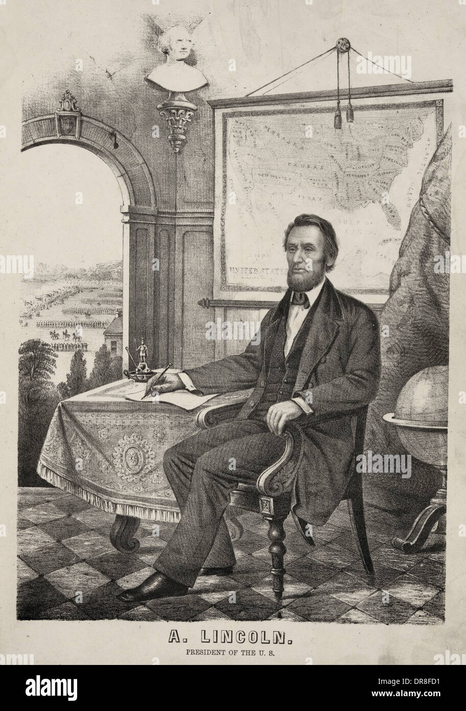Abraham Lincoln, President of the USA, circa 1863 Stock Photo - Alamy