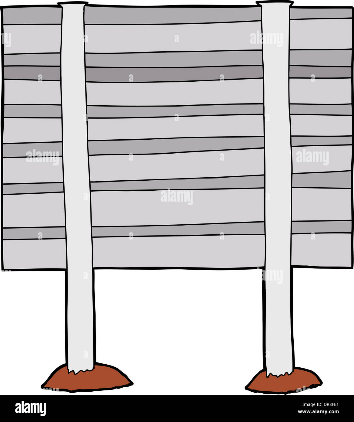 Back side of highway sign over white background Stock Photo - Alamy