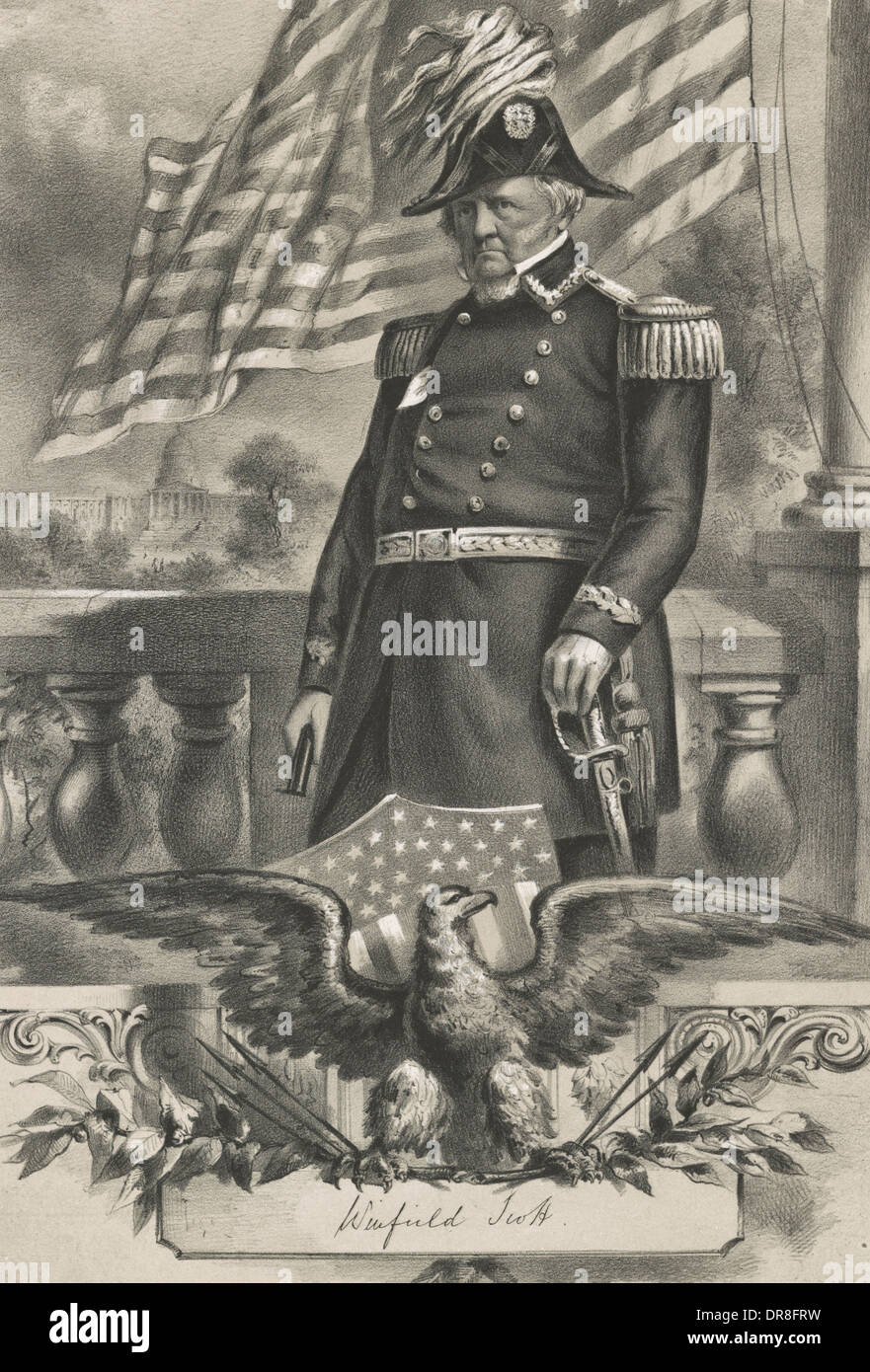 General Winfield Scott, circa 1861 Stock Photo - Alamy