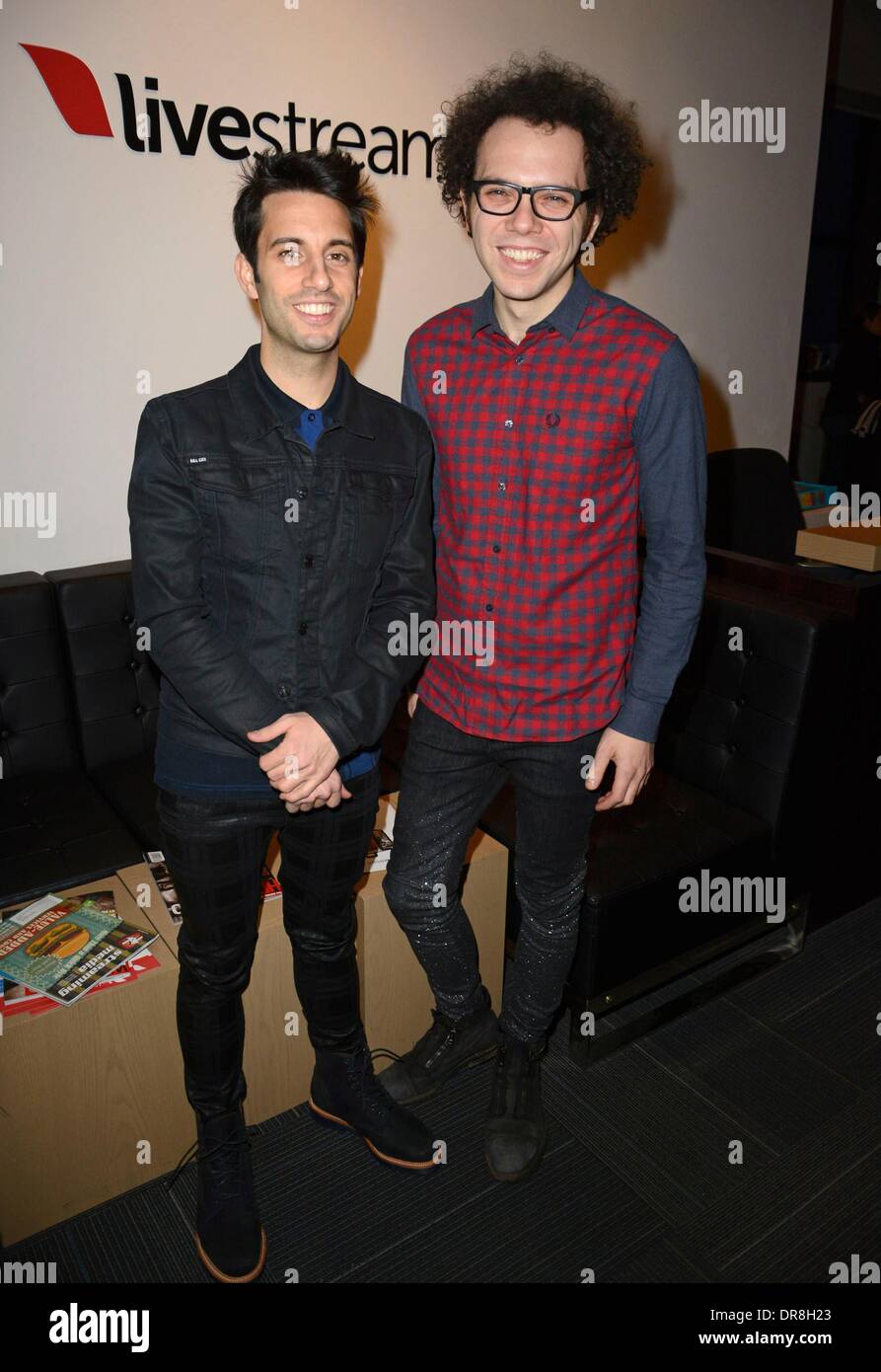 New York, NY, USA. 21st Jan, 2014. Chad Vaccarino, Ian Axel in ...