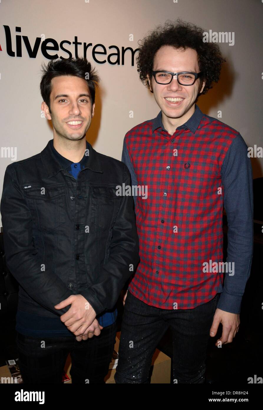 New York, NY, USA. 21st Jan, 2014. Chad Vaccarino, Ian Axel in ...