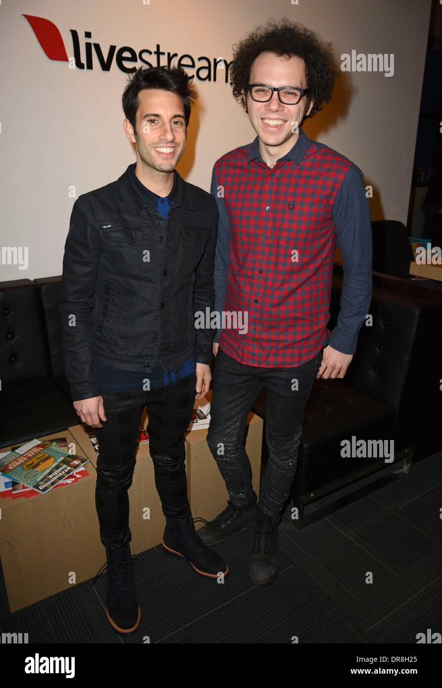 New York, NY, USA. 21st Jan, 2014. Chad Vaccarino, Ian Axel in ...