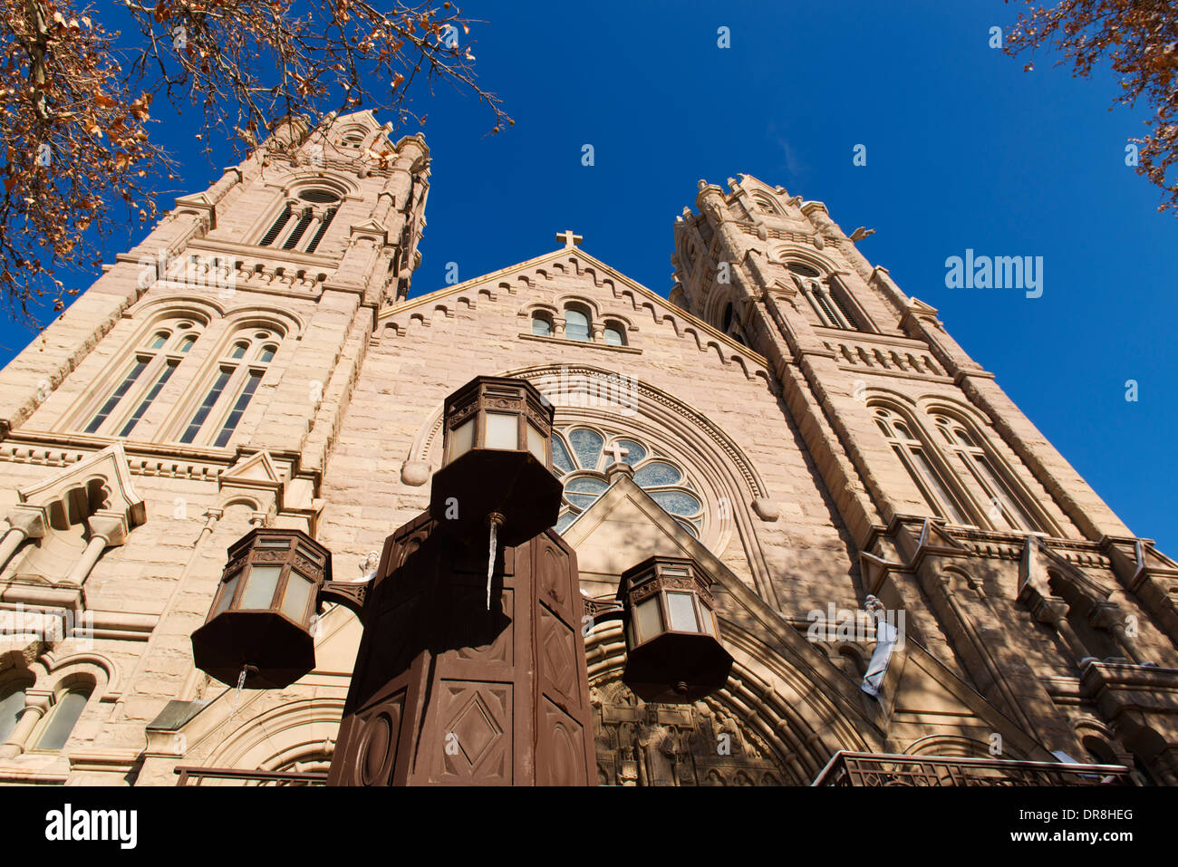 Exterior of the Cathedral of the Madeleine which serves as the ...