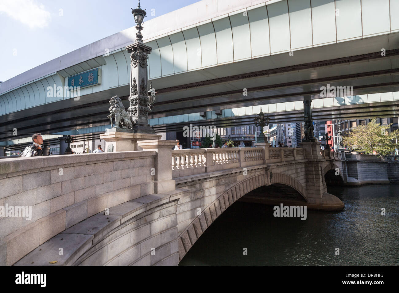 Bridge over bridge in Tokyo Stock Photo - Alamy