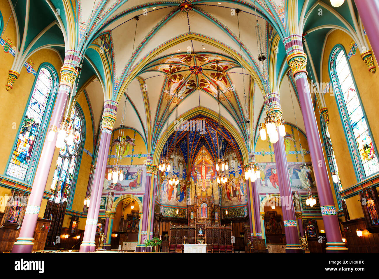 Cathedral of the madeleine salt lake hi-res stock photography and ...