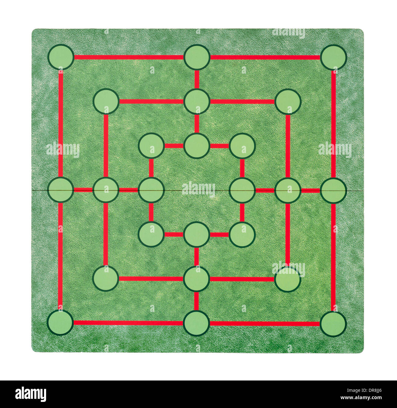 Empty game board on a white background. View from above Stock Photo - Alamy