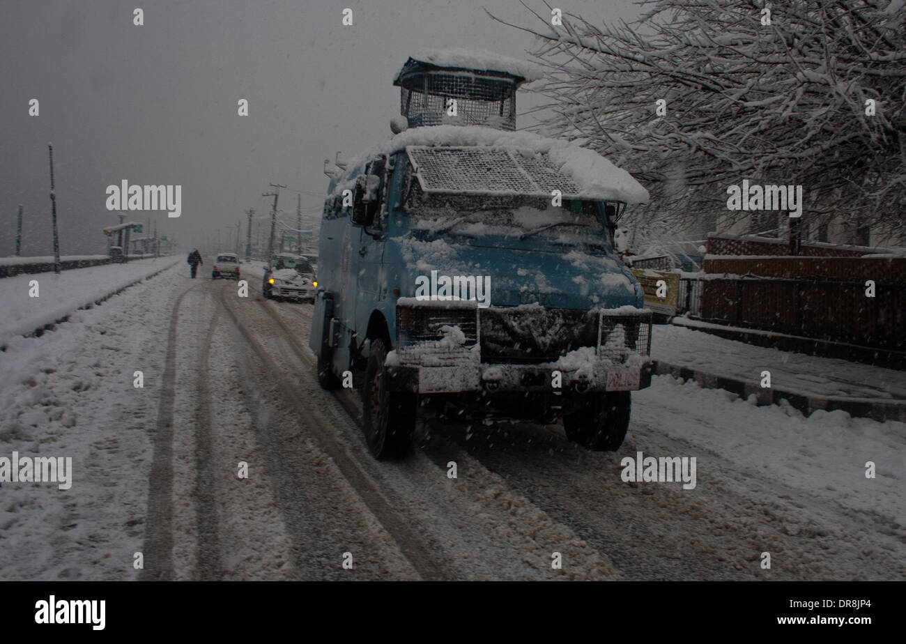 Indian paramilitary vehicle hi-res stock photography and images - Alamy