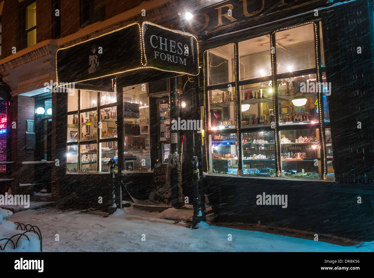The Chess Forum in the Historic South Village neighborhood of Manhattan ...