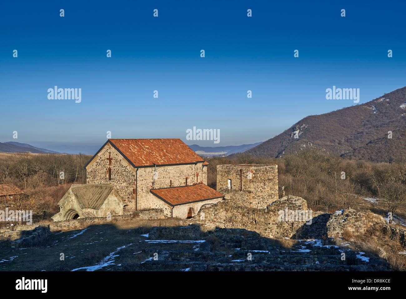 Dmanisi Sioni basilica and ruins of the Medieval fortress, Dmanisi ...
