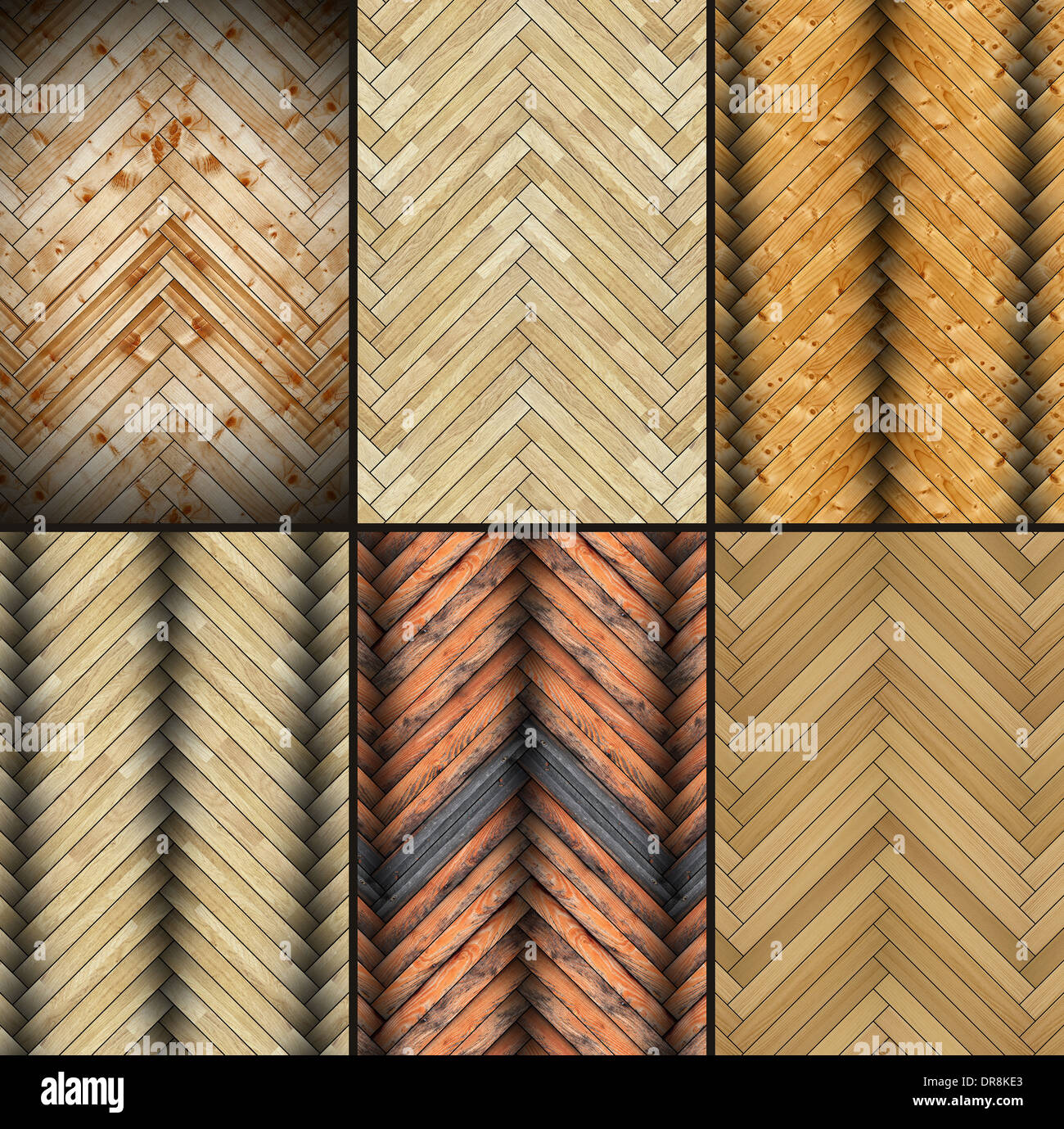 collection of abstract parquet textures for your design Stock Photo - Alamy