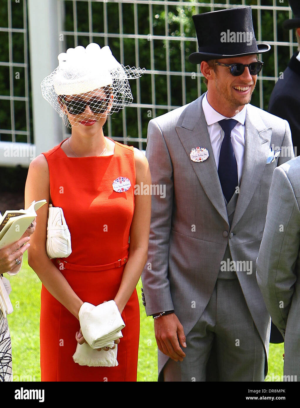Jenson Button, Jessica Michibata Royal Ascot at Ascot Racecourse - Day ...