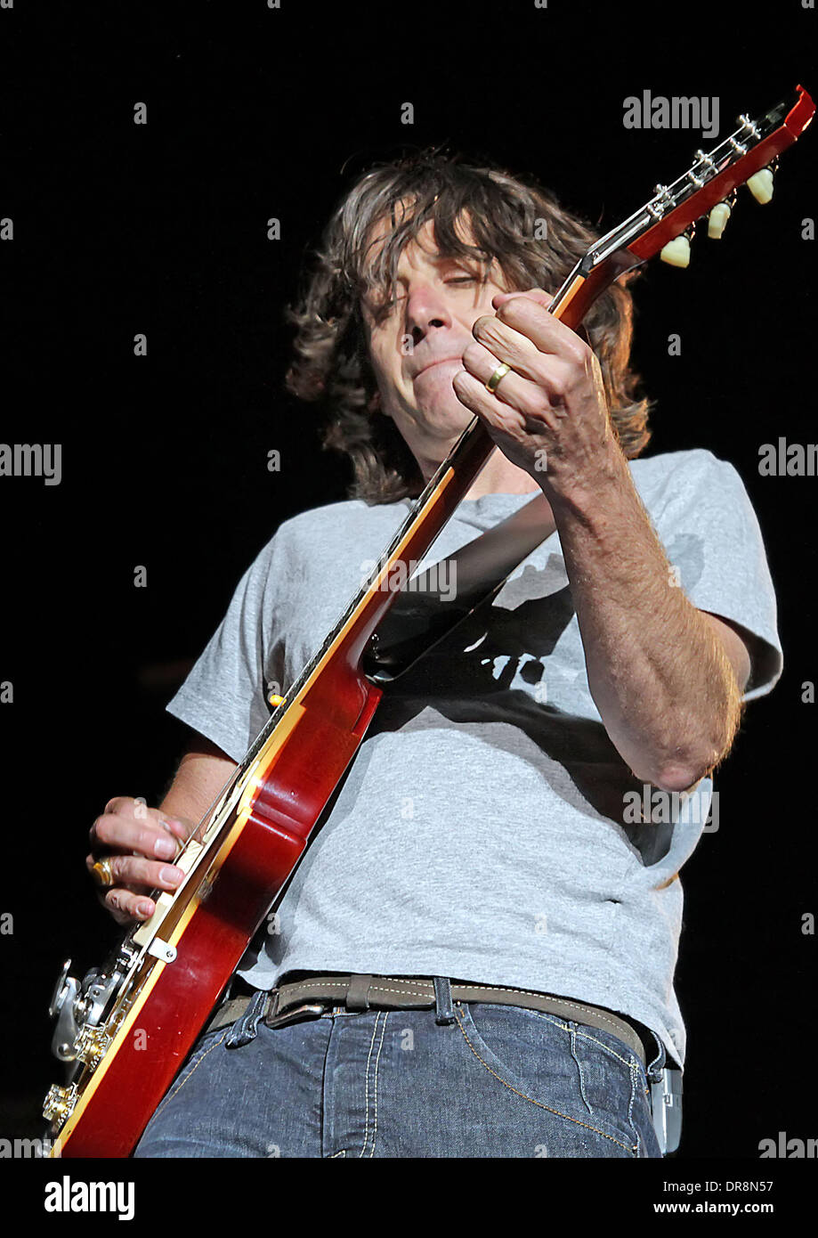 Stone Gossard of Pearl Jam performing live at Manchester Evening News ...