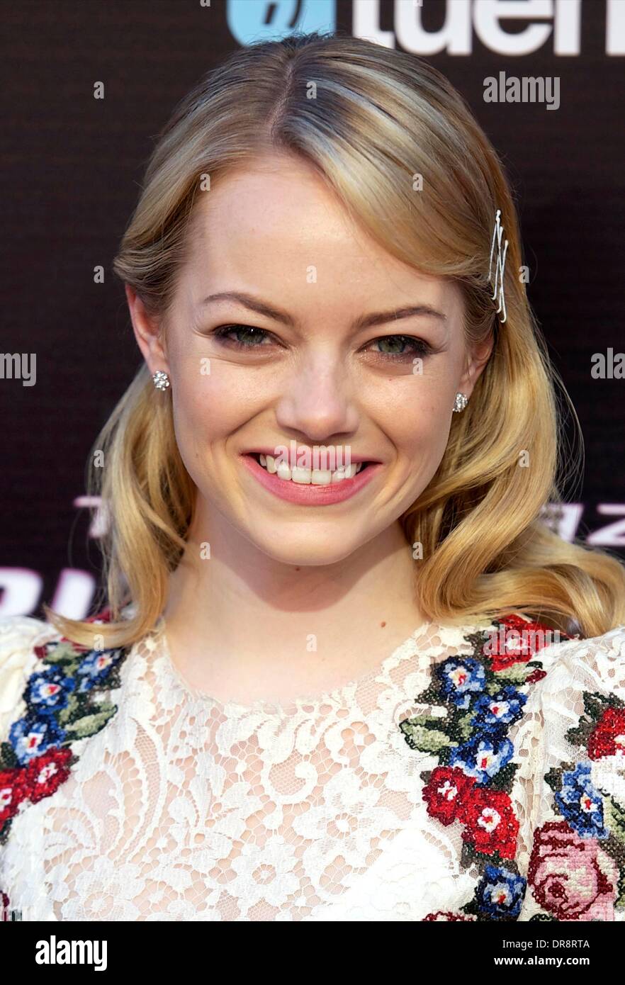 Emma Stone The Spanish premiere of 'The Amazing Spider-Man' at Callao ...