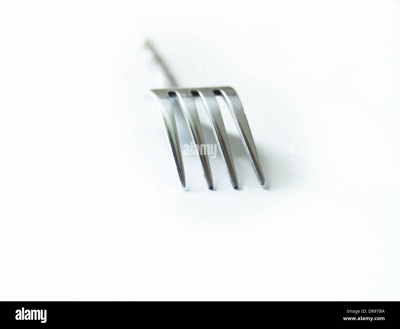 Fork isolated on white Stock Photo - Alamy