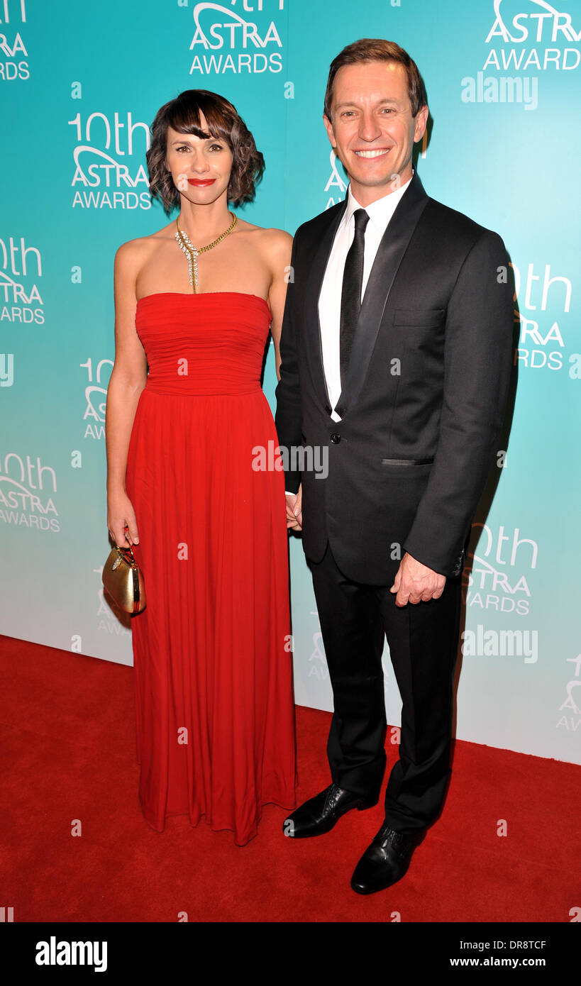 Tasma Walton and Rove McManus The 10th annual Astra Awards at Sydney ...