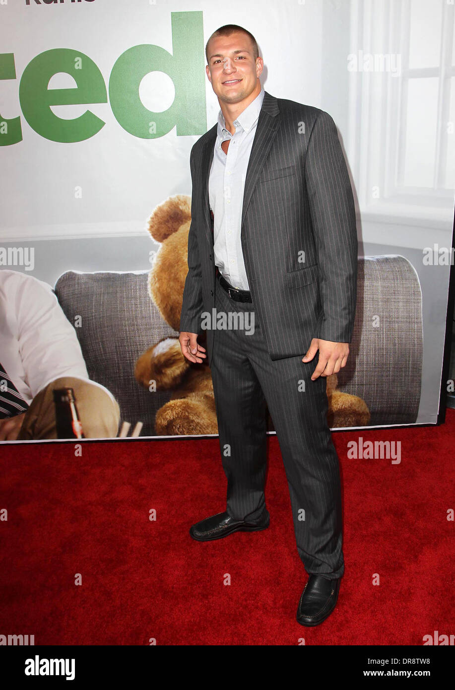 Rob Gronkowski The Los Angeles Premiere 'Ted' at Grauman's Chinese ...