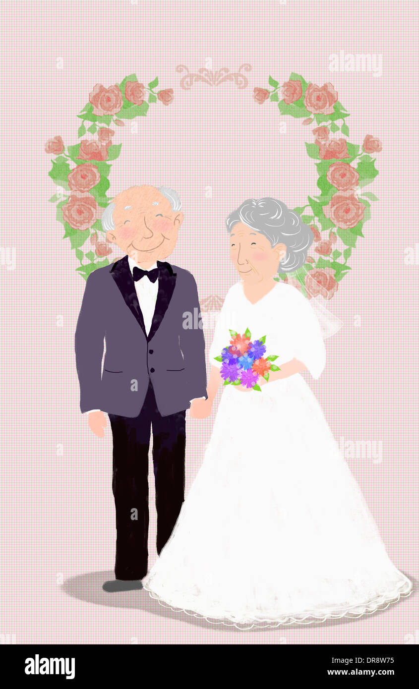 Old man young woman getting married hi-res stock photography and images ...